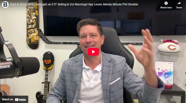 Gold & Silver Drop Overnight on ETF Selling & Vol Warnings! - Blue Line ...